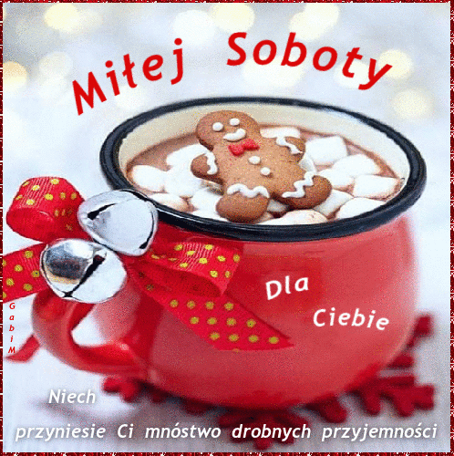 Ciasteczko w garnku miłej soboty - Gify i obrazki na GifyAgusi.pl